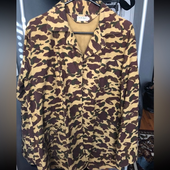 Bape | Shirts | Vintage Japanese Bape Flannel | Poshmark